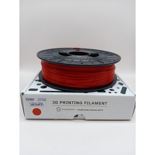 Achat filament SHAREBOT PLA rouge pour impression 3D - POLYMIX 3D